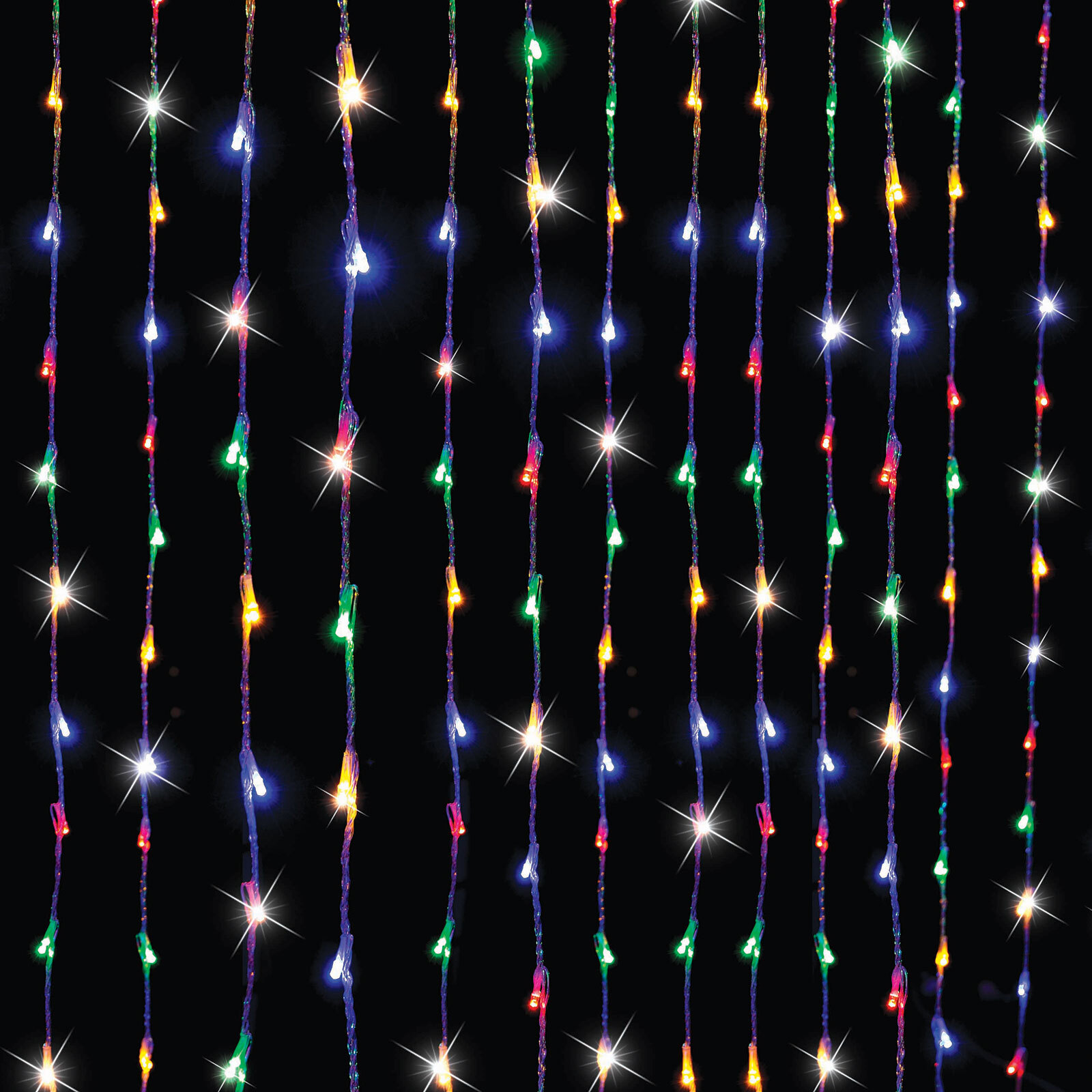 Stockholm LED Cascading Curtain Lights Christmas Party Garden Lamp ...